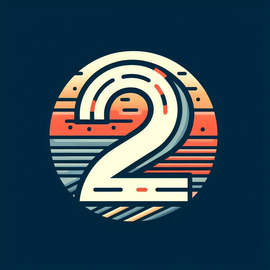 数字2创意风格LOGO - 原石创意设计